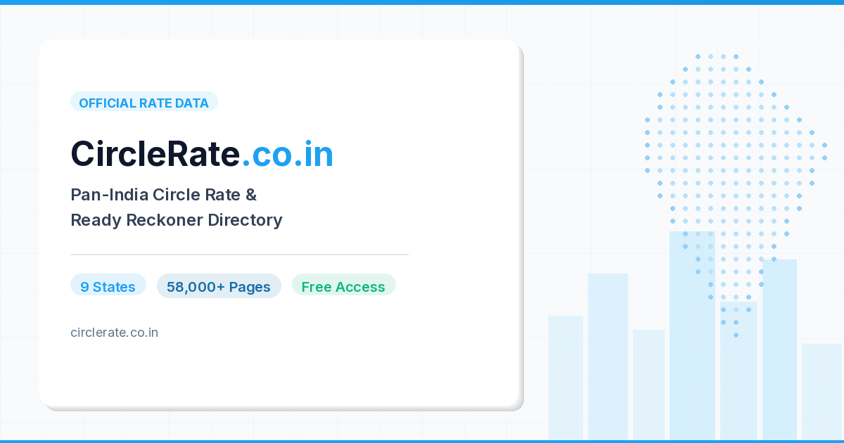 Circle Rates & Ready Reckoner Rates — CircleRate.co.in